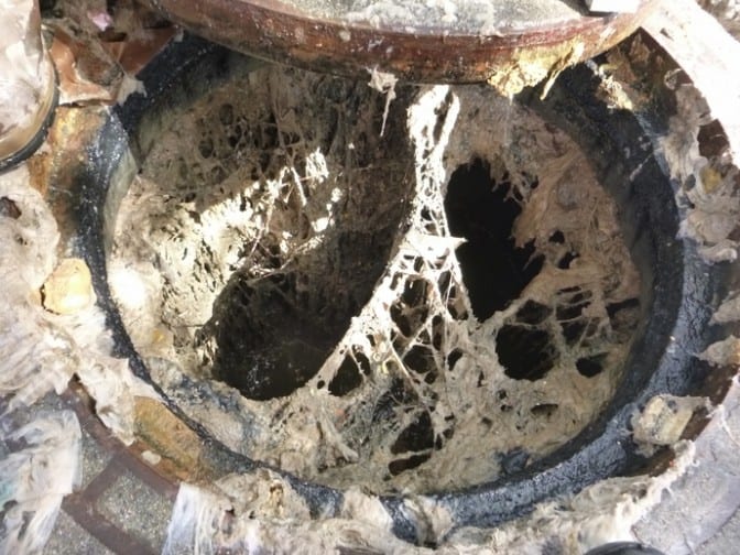 Wet wipes clogging Melbourne sewers - Utility Magazine