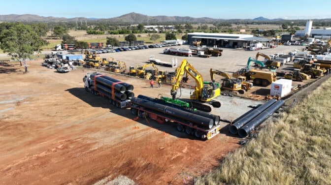 First pipes arrive for $983M QLD water pipeline - Utility Magazine